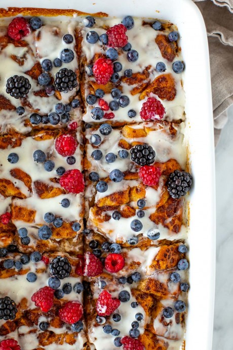 Healthier Cinnamon Roll Casserole — Recipes